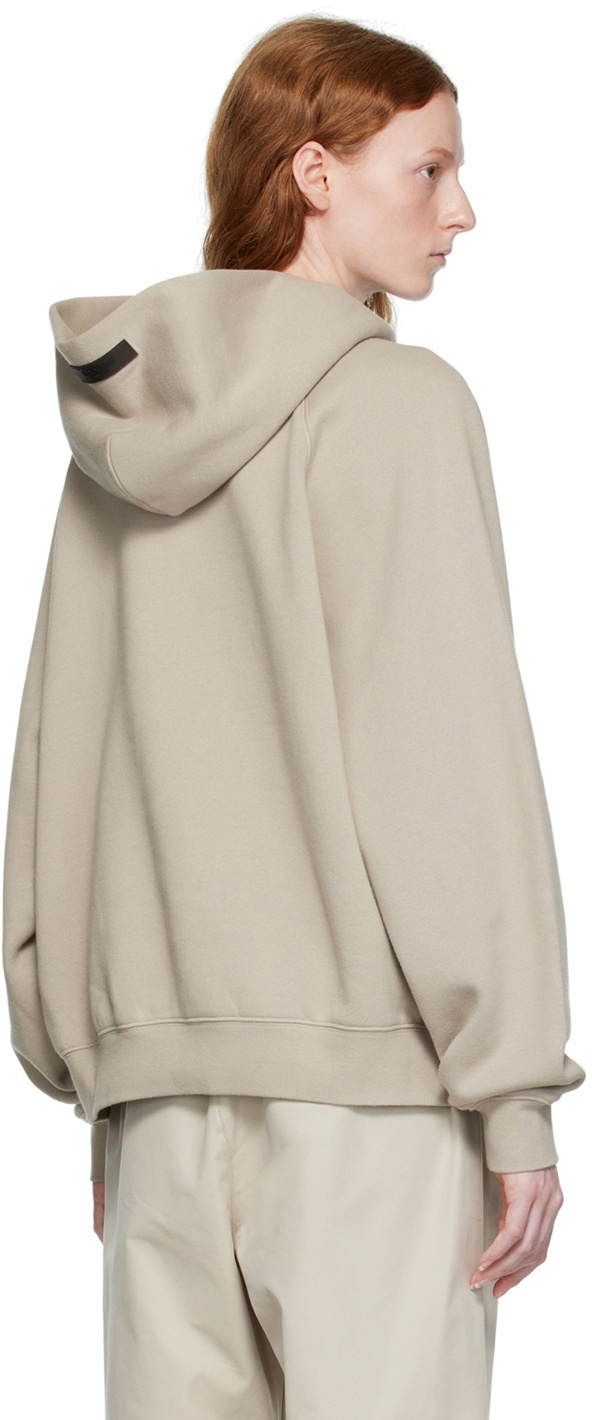 Fear of God ESSENTIALS Gray Raglan Hoodie Fear Of God Essentials