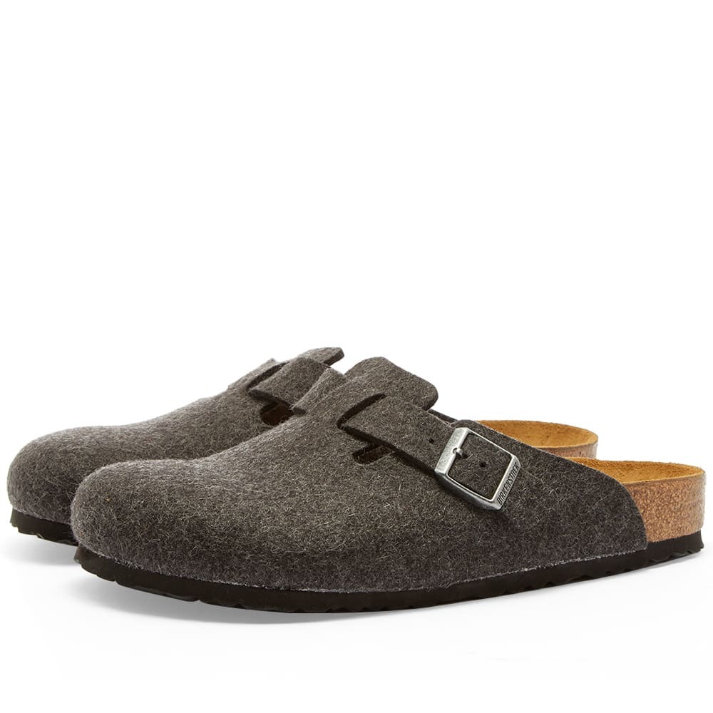 Birkenstock Boston Anthracite Wool Birkenstock