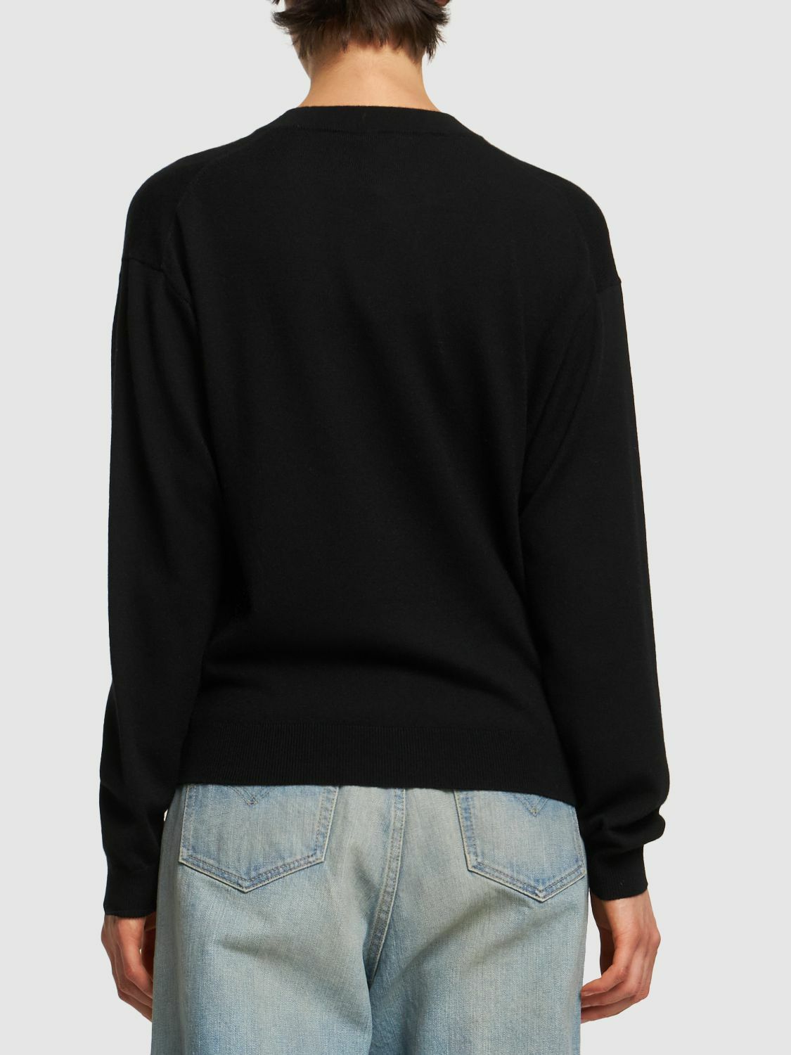 KENZO PARIS - Boke Flower Crest Logo Wool Sweater Kenzo