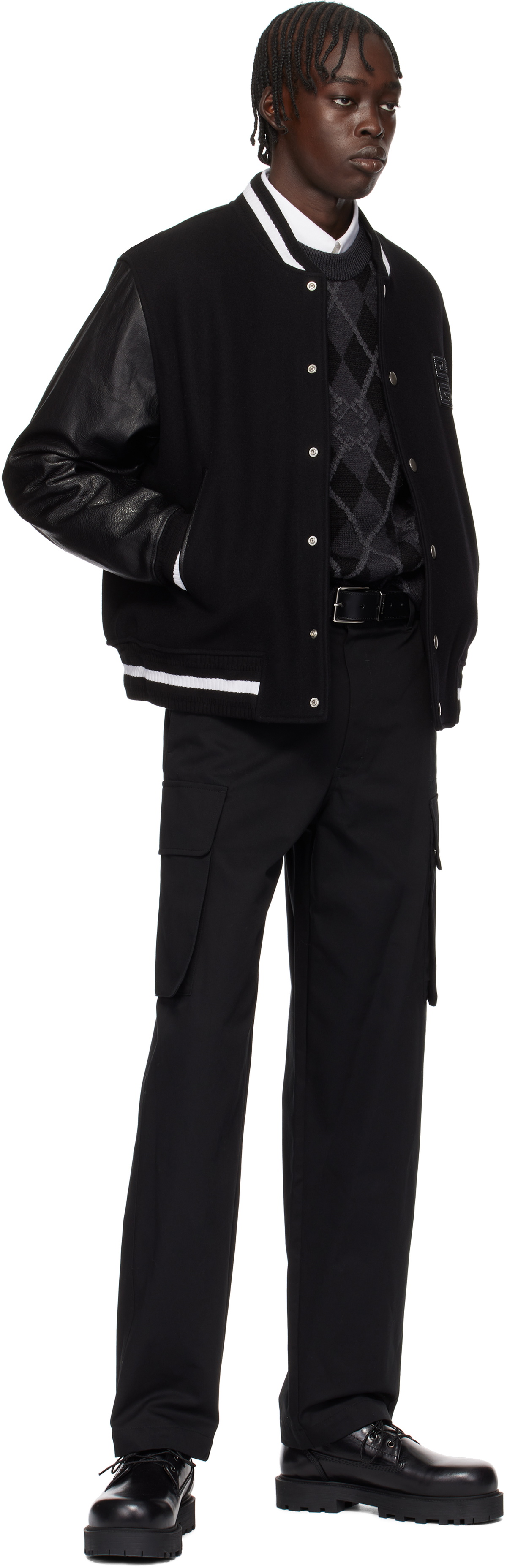 Givenchy Black 4G Varsity Bomber Jacket Givenchy