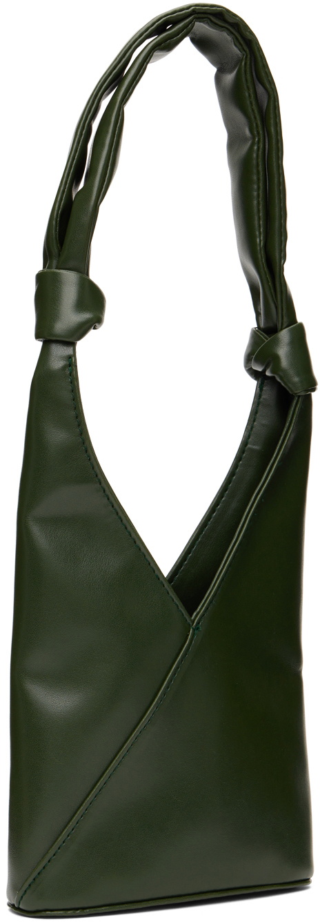 MM6 Maison Margiela Green Triangle Shoulder Bag MM6 Maison Margiela