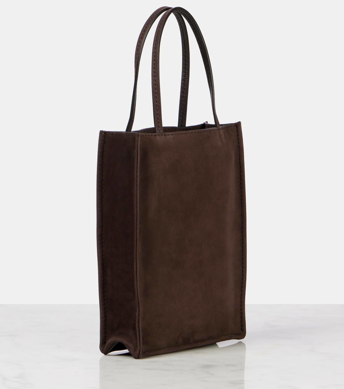 The Row To Go Small suede tote bag The Row