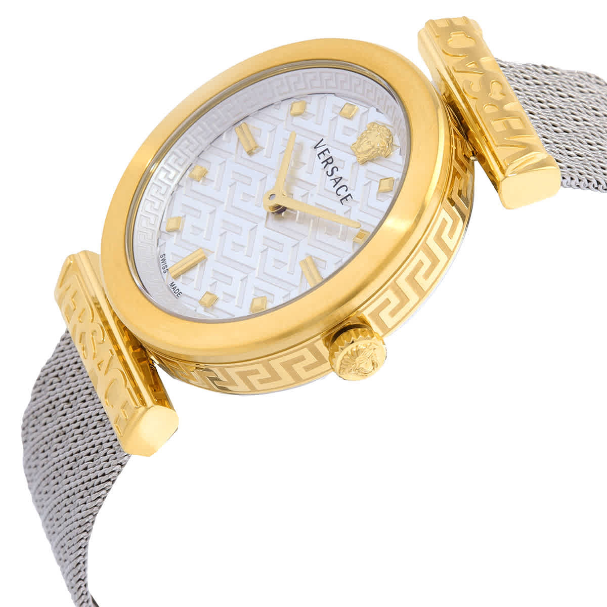 Versace Regalia Quartz Silver Dial Ladies Watch VE6J00523 Versace