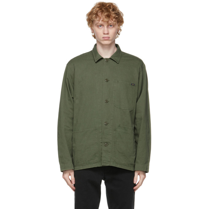 Polo Ralph Lauren Green Twill Classic Fit Jacket Polo Ralph Lauren