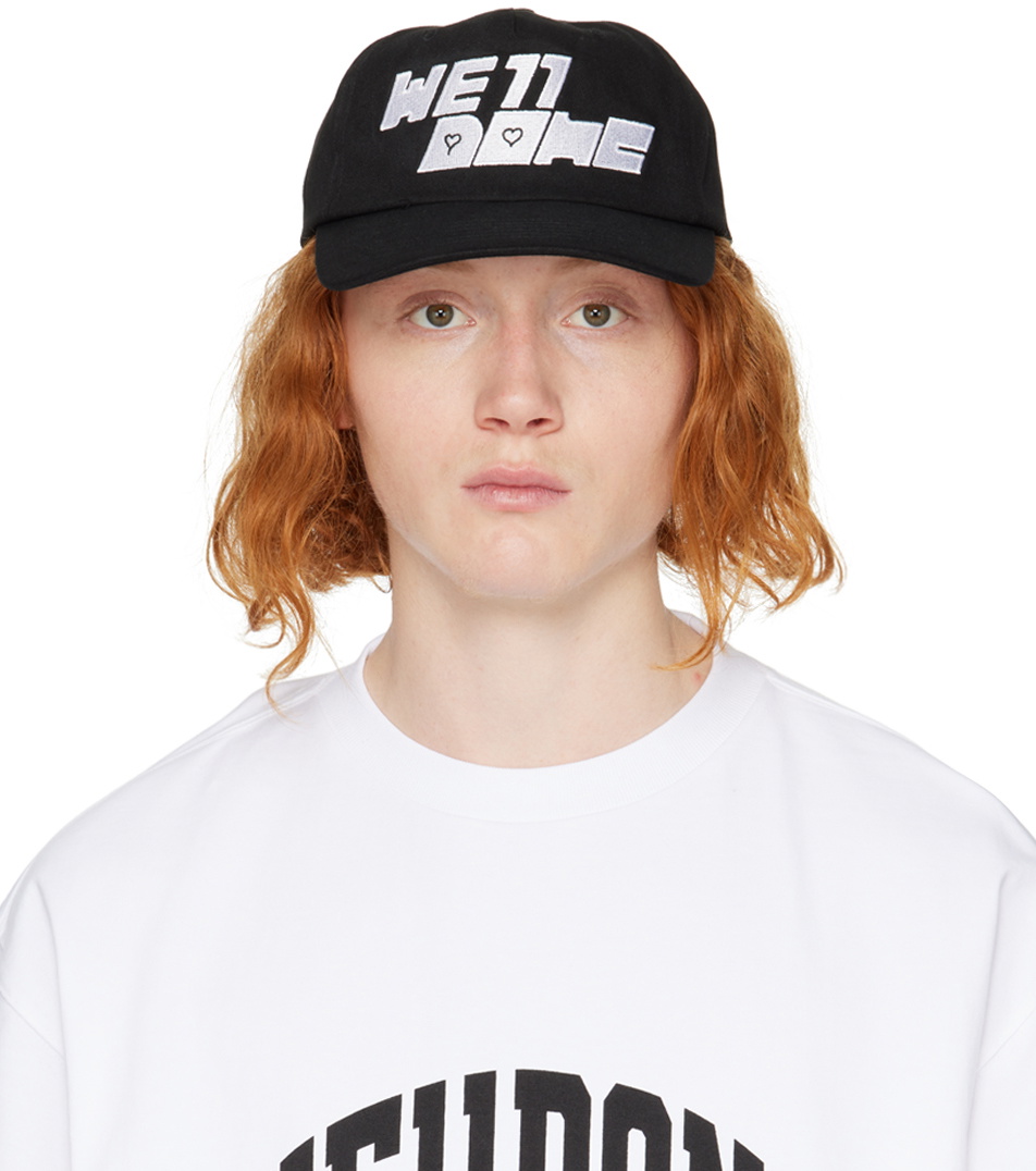 We11done Black Logo Cap We11done