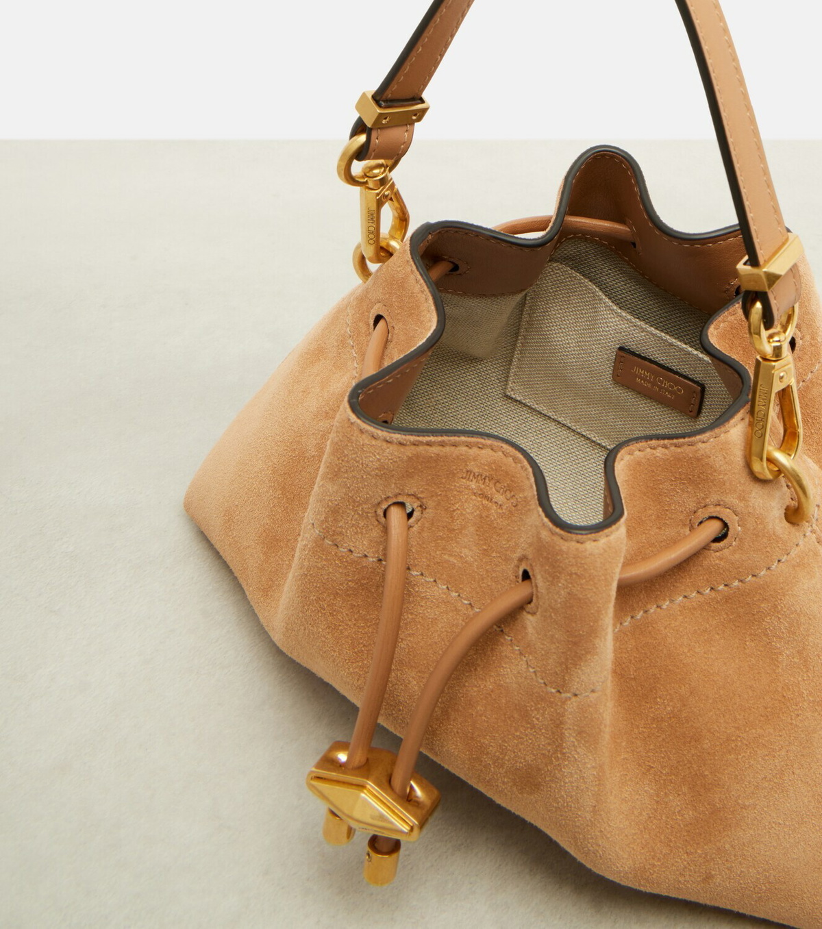 Jimmy Choo Cinch Small suede tote bag Jimmy Choo