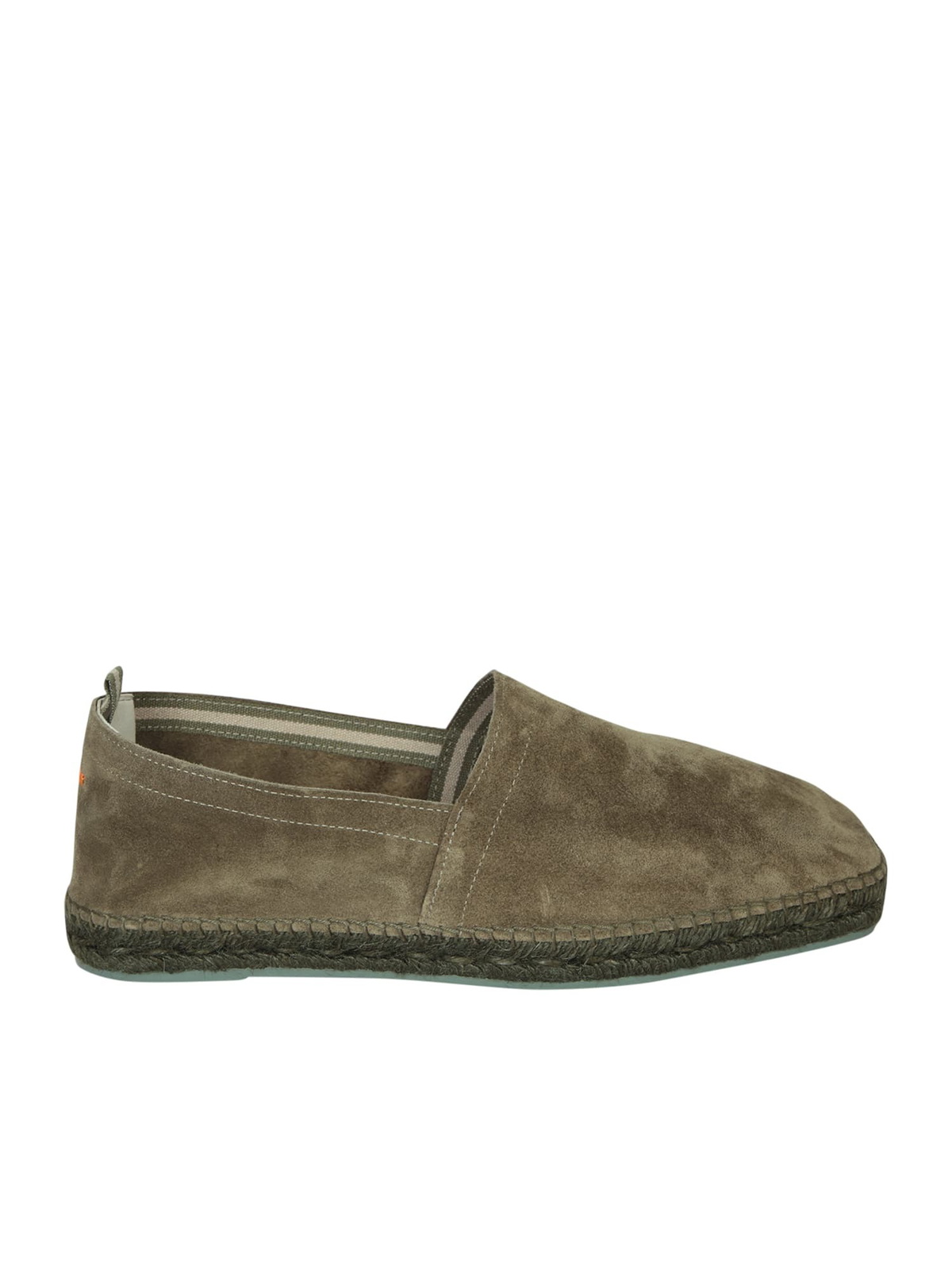 Castañer Pablo Suede Military Green Espadrilles Castaner