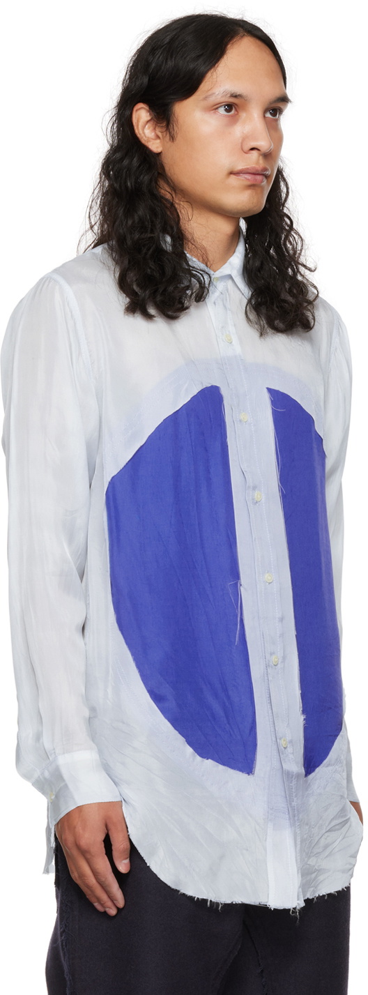 Edward Cuming Blue Lung Window Shirt Edward Cuming