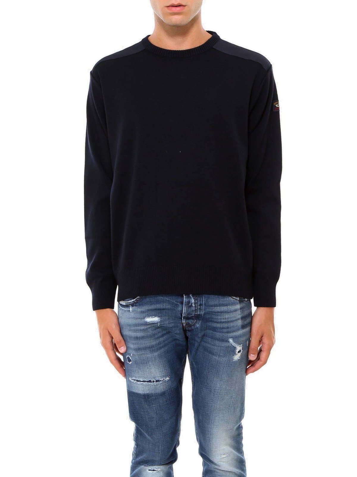 Paul & Shark Sweater Blue Mens Paul & Shark