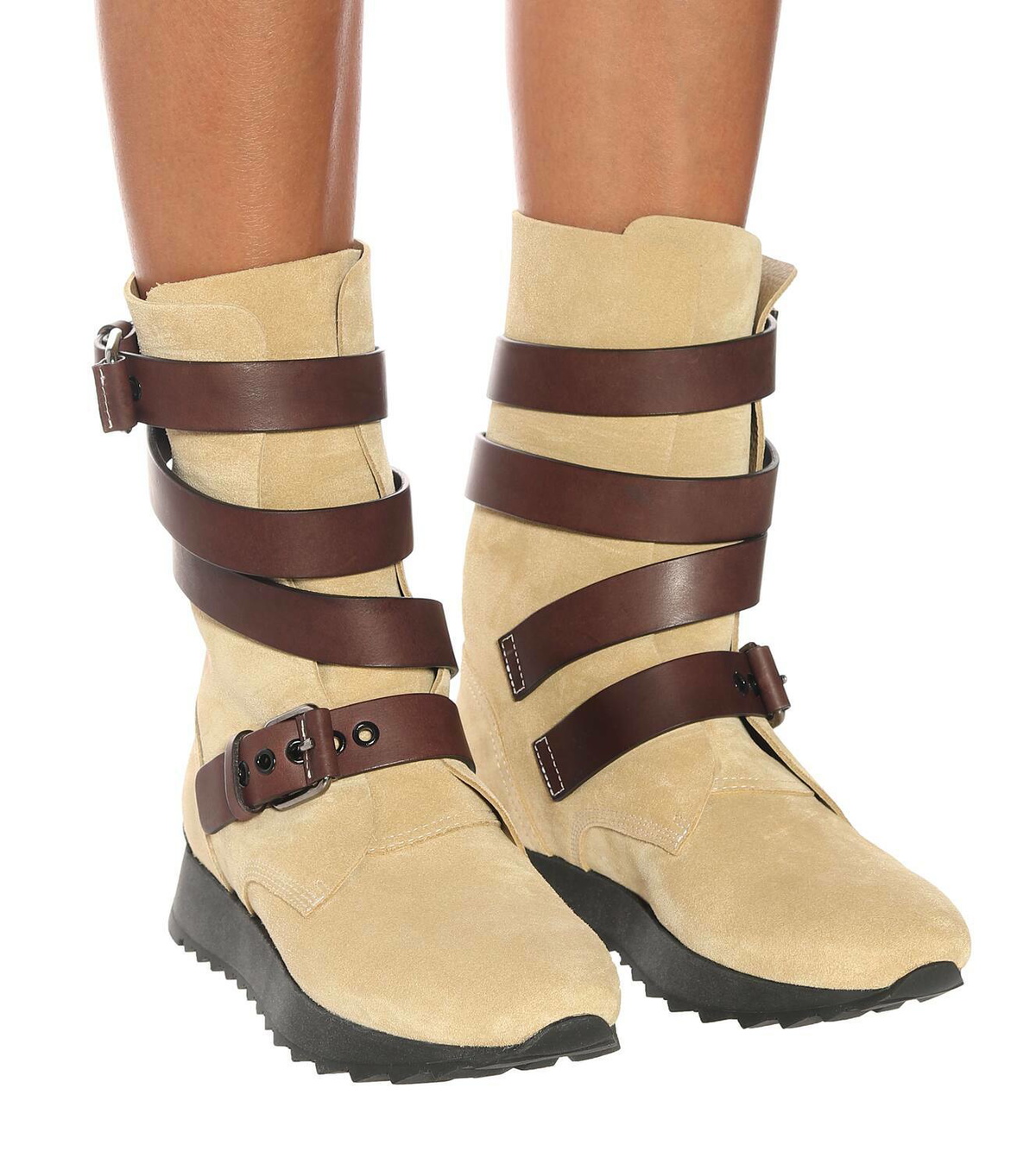 Loewe Suede and leather boots Loewe