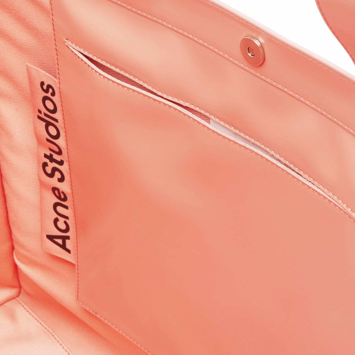 Acne Studios Women's Logo Shopper EW in Salmon Pink Acne Studios