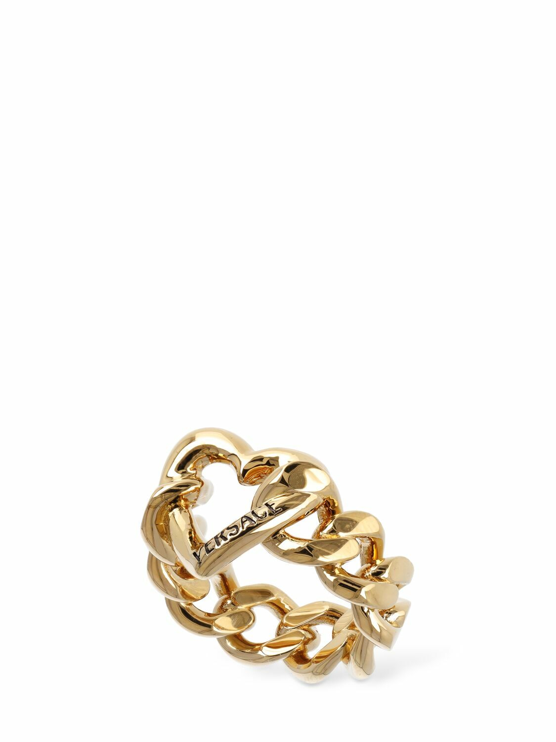 VERSACE - Logo Band Ring Versace