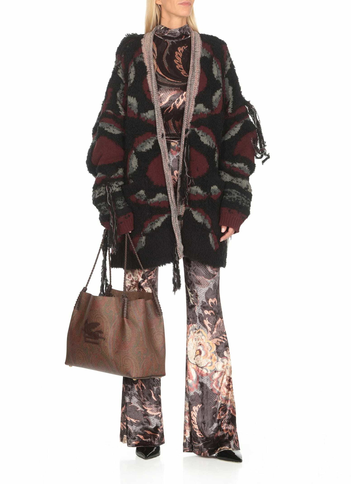 Etro Wool Blend Oversize Cardigan Etro