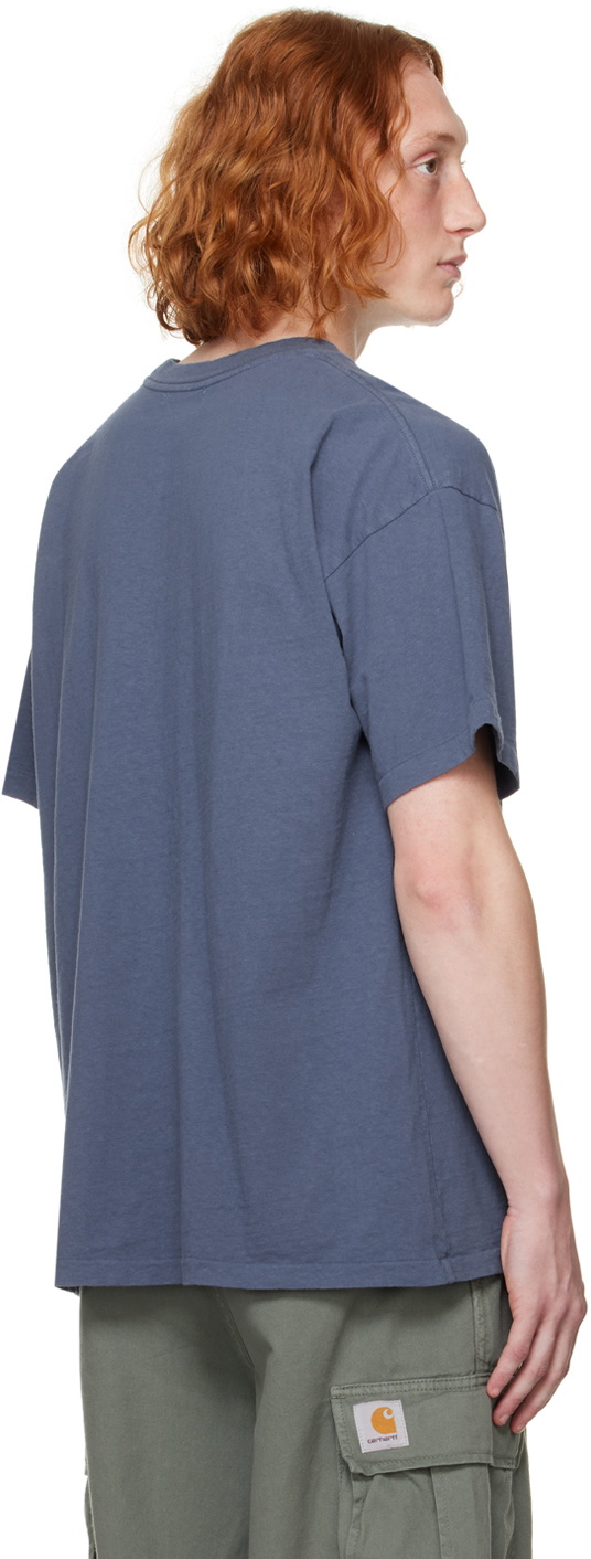 John Elliott Blue University T-Shirt John Elliott