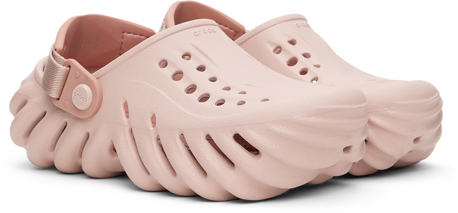 Crocs Kids Pink Echo Clogs Crocs