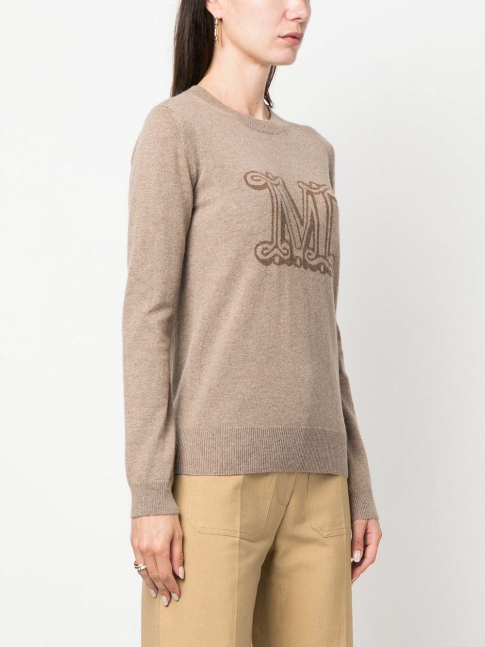 MAX MARA - Logo Cashmere Sweater Max Mara