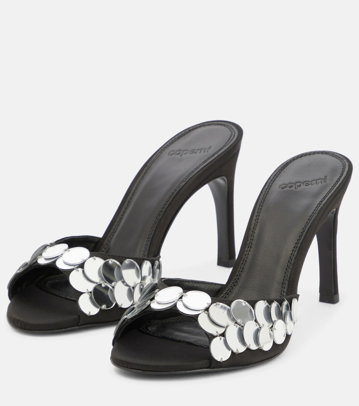 Coperni - Sequined leather mules Coperni