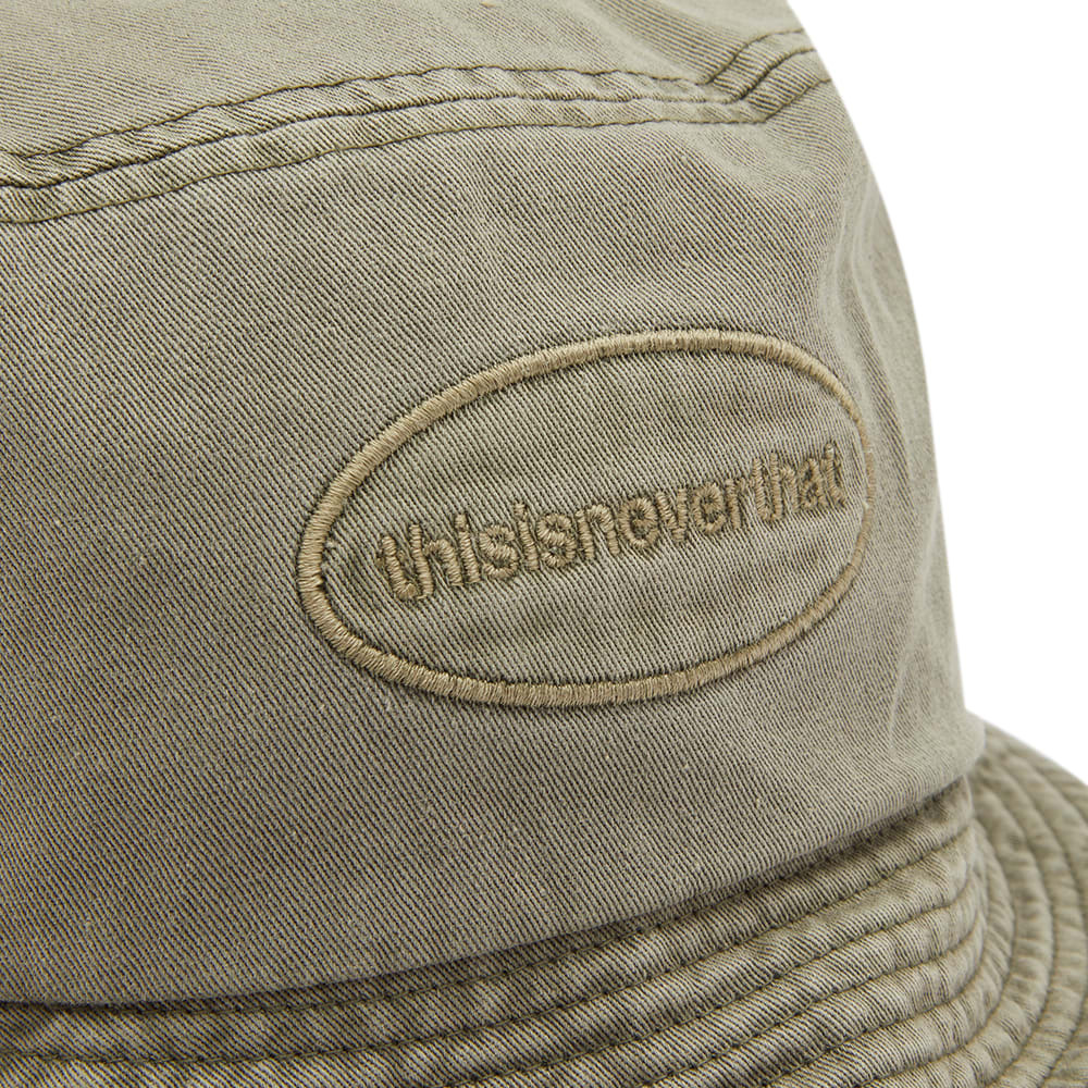 thisisneverthat Men's Overdyed Bucket Hat in Olive thisisneverthat