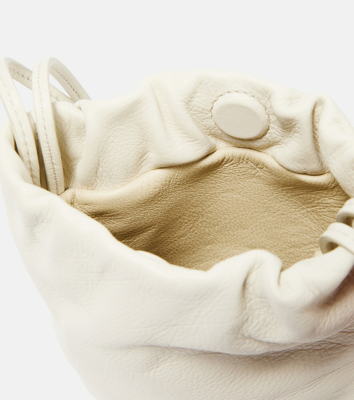 The Row - Drawstring leather shoulder bag The Row