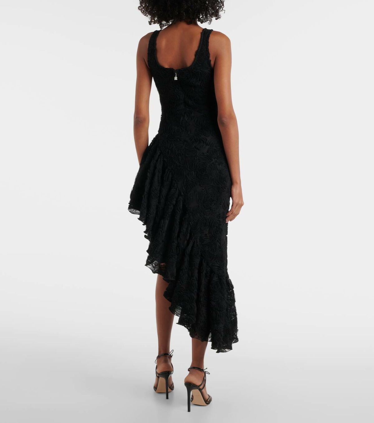 Rotate Floral ruffled midi dress ROTATE Birger Christensen