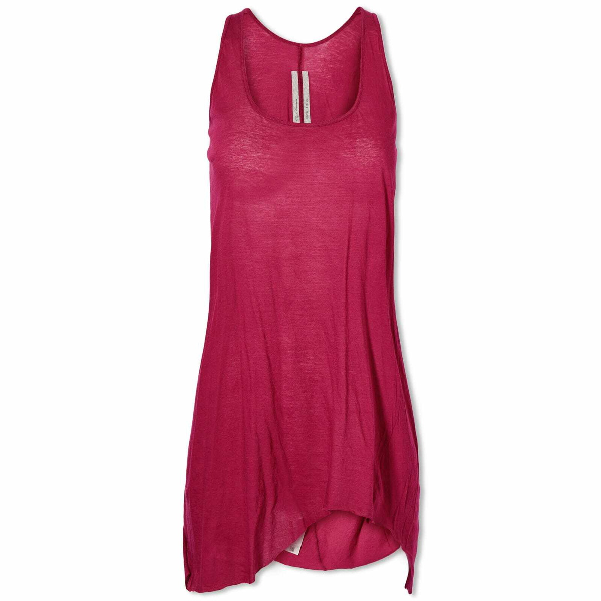 Rick Owens Women's Loose Tank Top in Fuchsia Rick Owens
