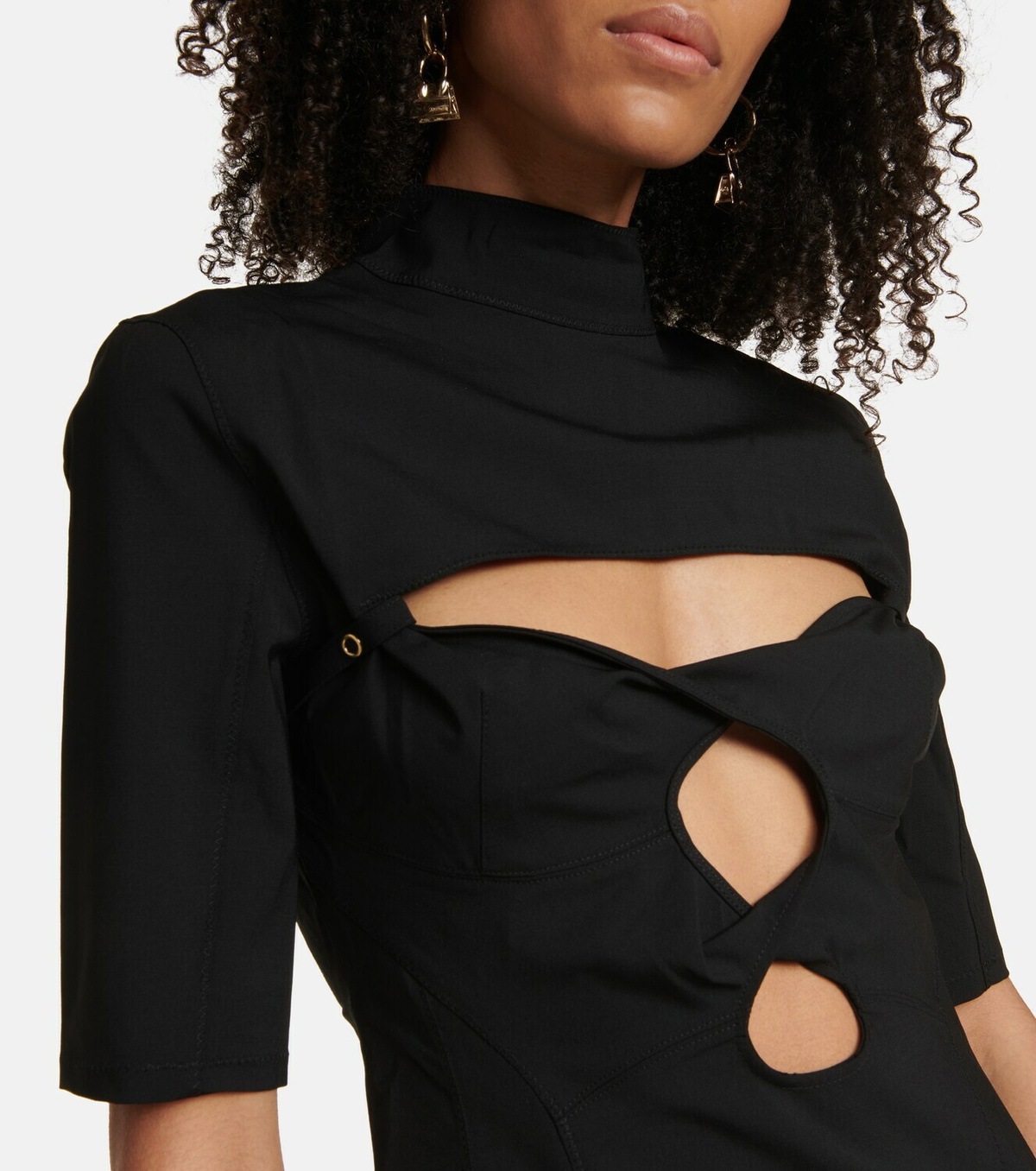 Jacquemus Le Haut Plami cutout wool-blend top Jacquemus