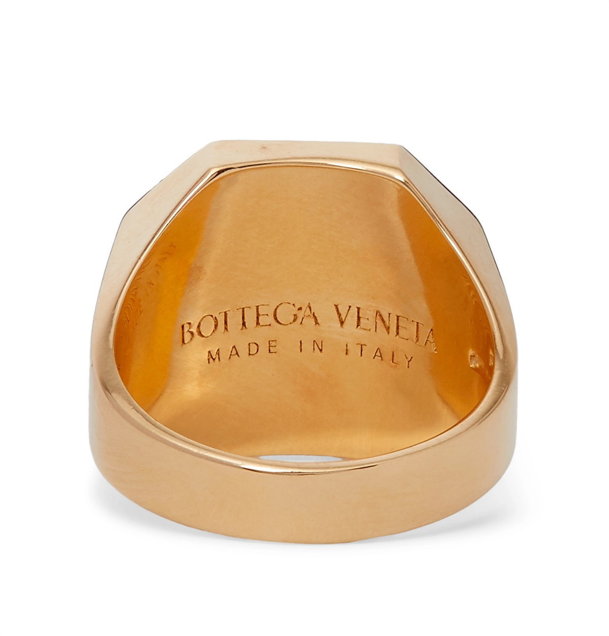 Bottega Veneta - Gold-Plated Signet Ring - Gold Bottega Veneta