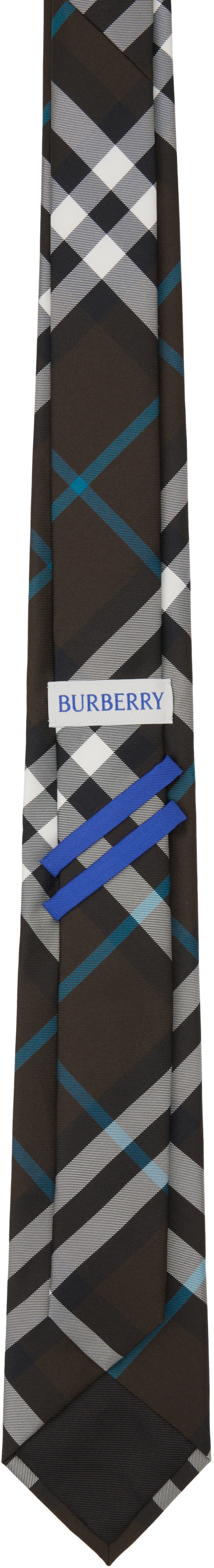 Burberry Multicolor Check Silk Tie Burberry