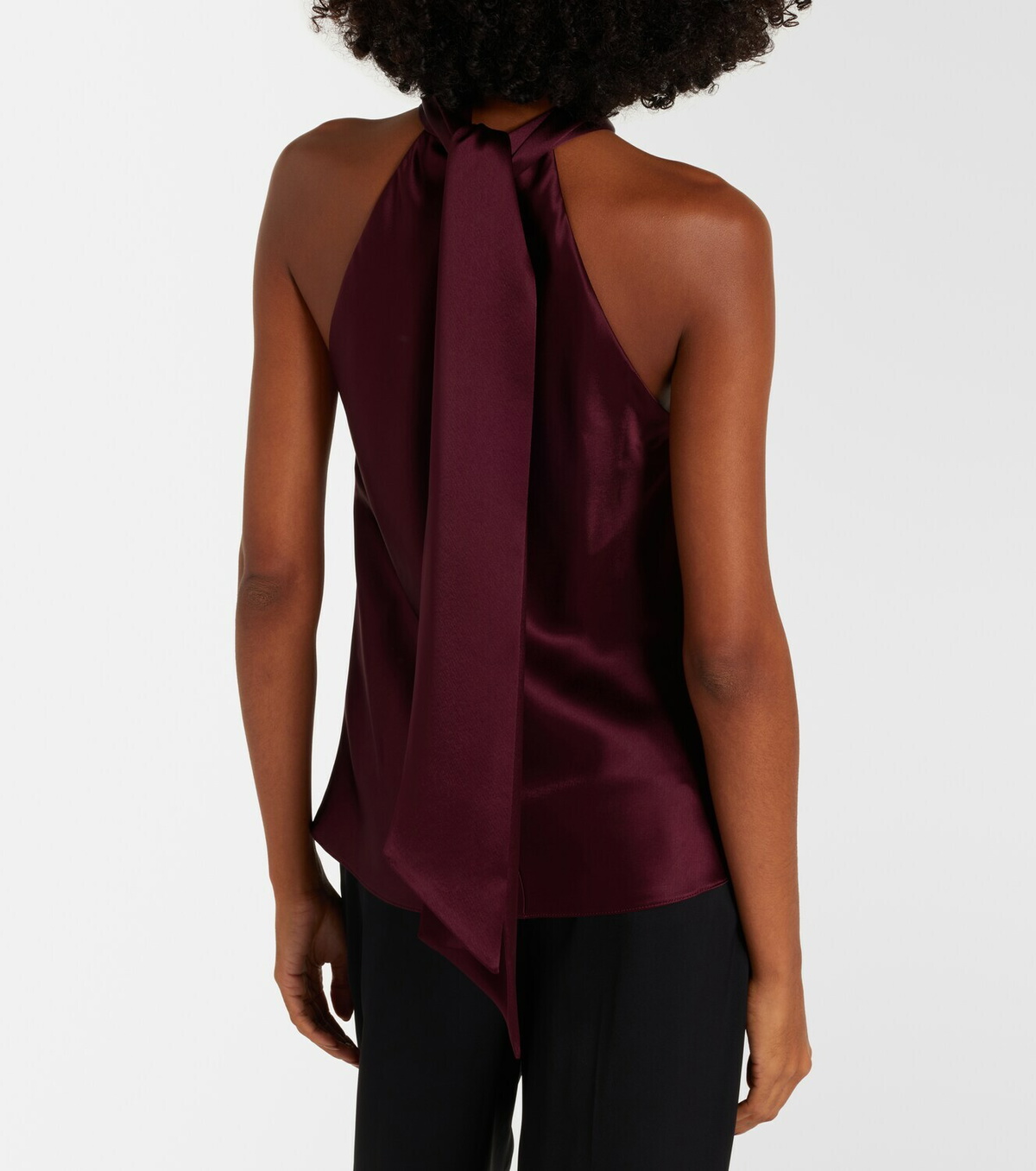 Galvan Sienna satin top Galvan