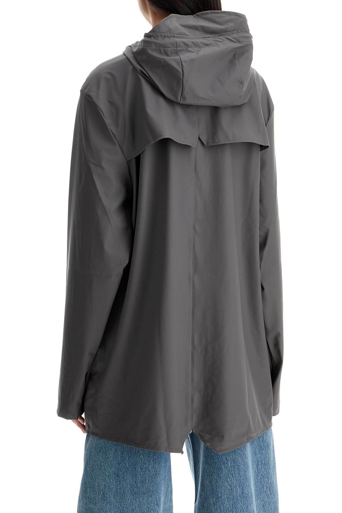 RAINS unisex rain jacket Grey Rains