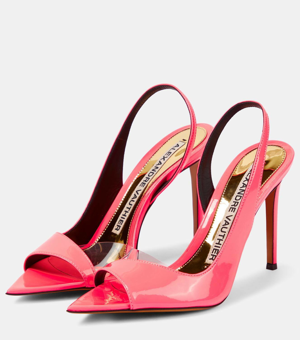 Alexandre Vauthier Patent leather and PVC sandals Alexandre Vauthier
