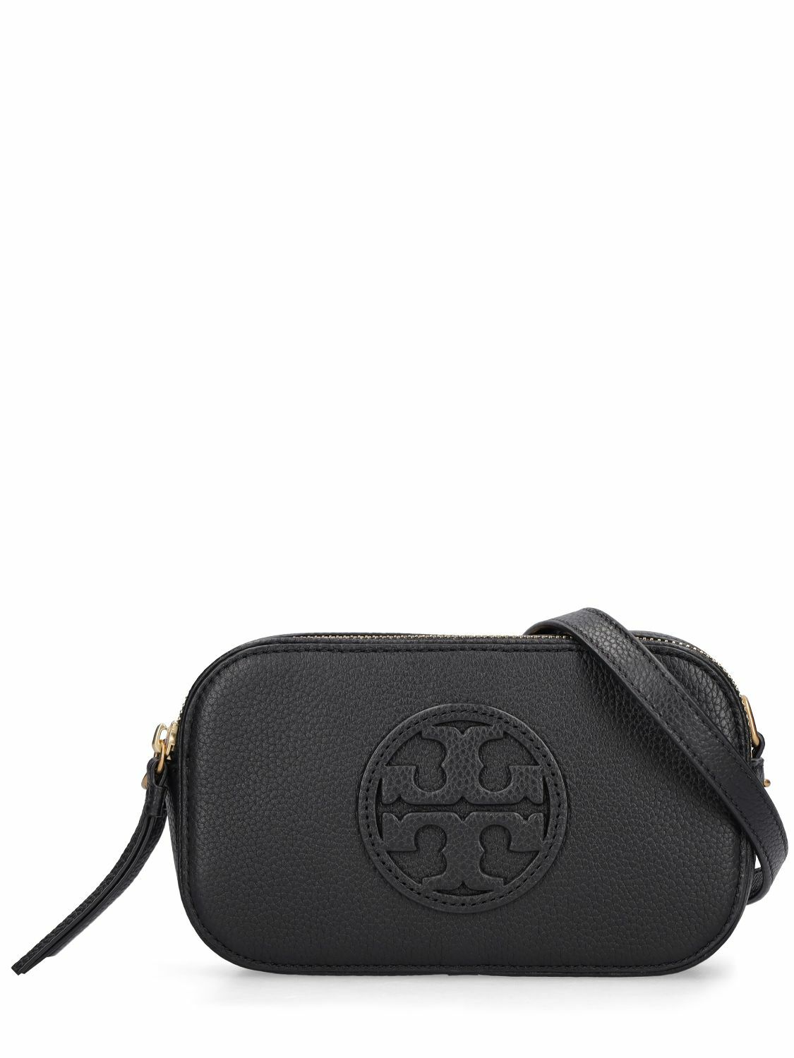 TORY BURCH Mini Perry Bombe Leather Camera Bag Tory Burch
