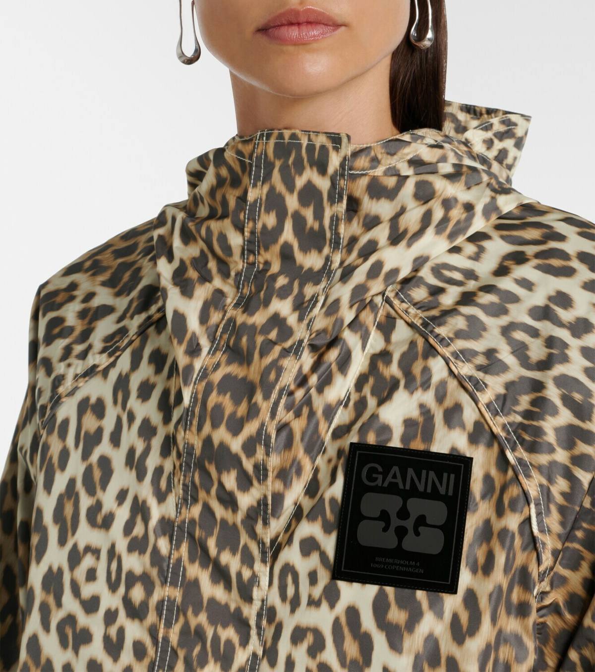 Ganni Leopard-print jacket GANNI