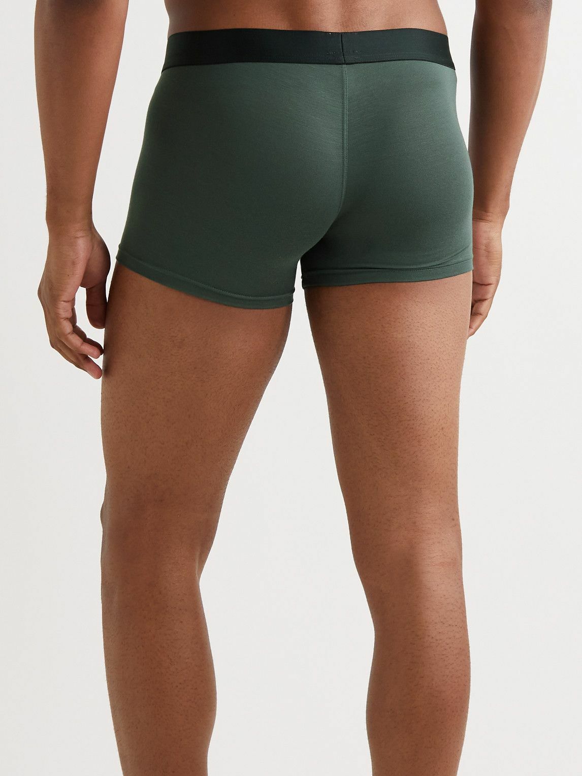 Zimmerli - Pureness Stretch-Micro Modal Boxer Briefs - Green Zimmerli