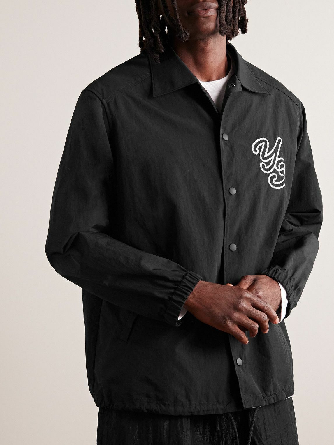 Y-3 - Logo-Embroidered Recycled-Shell Jacket - Black Y-3