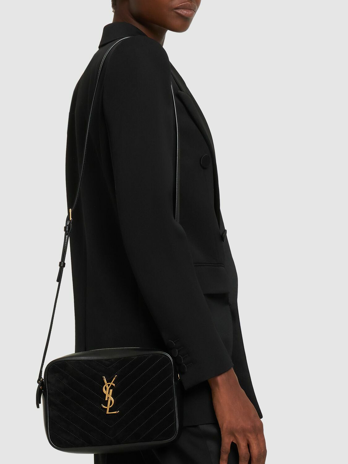 SAINT LAURENT - Medium Lou Quilted Leather Camera Bag Saint Laurent