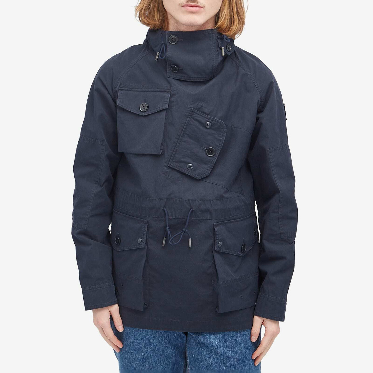 Belstaff Men's Military Deck Smock in Dark Ink Belstaff