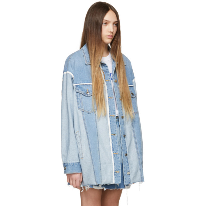 SJYP Blue Denim Long Jacket SJYP