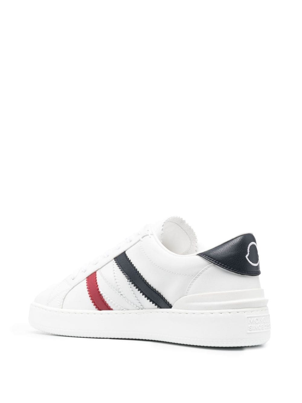 MONCLER - Monaco Low Leather Sneakers Moncler