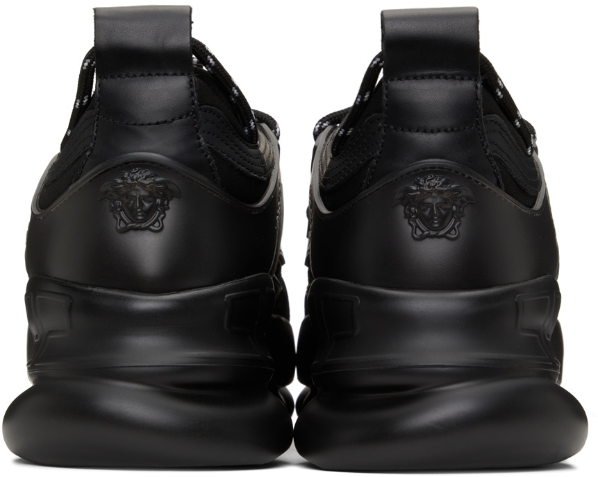 Versace Black Chain Reaction Sneakers Versace