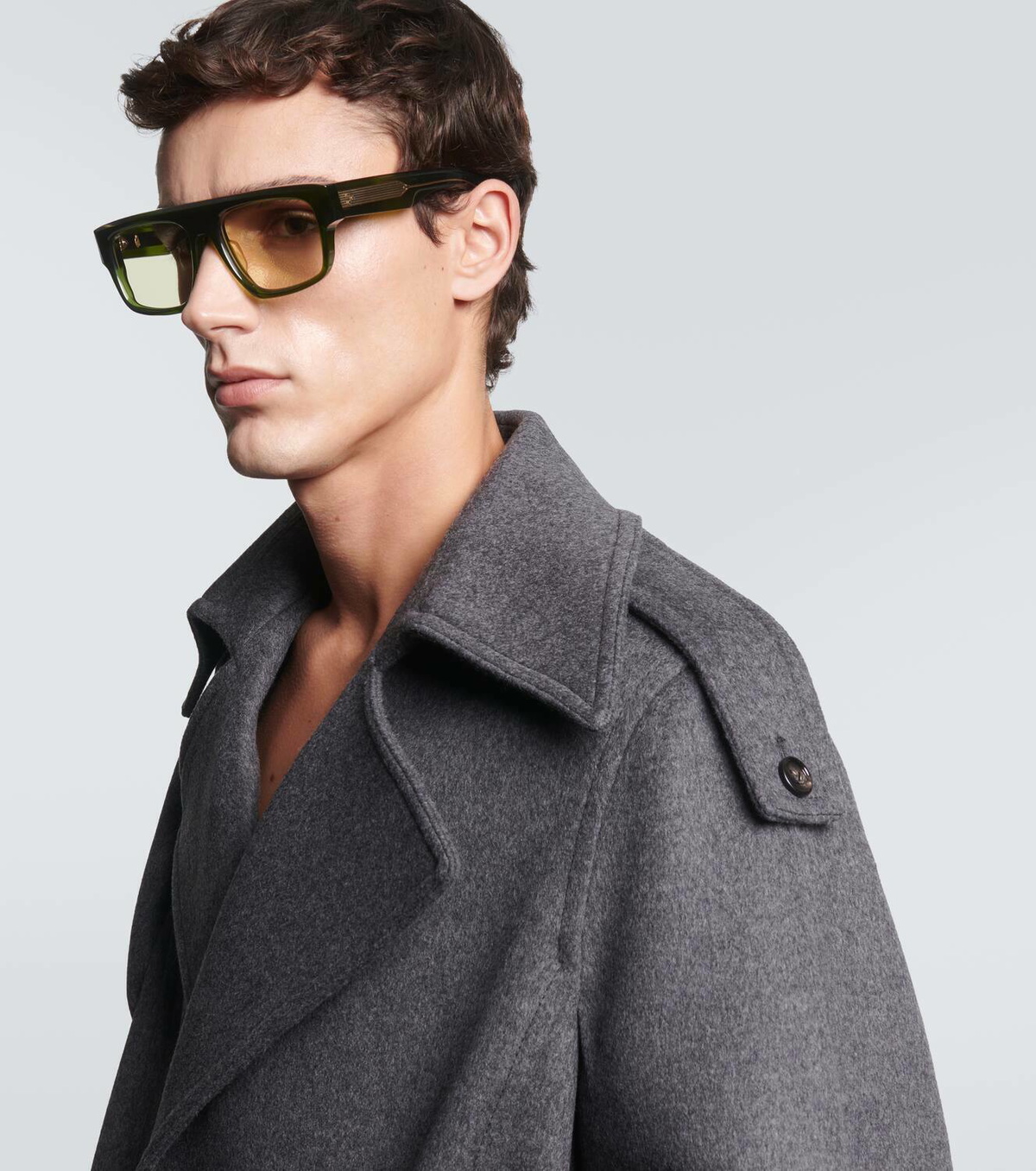 Jacques Marie Mage x George Cortina Ritz flat-top sunglasses Jacques ...