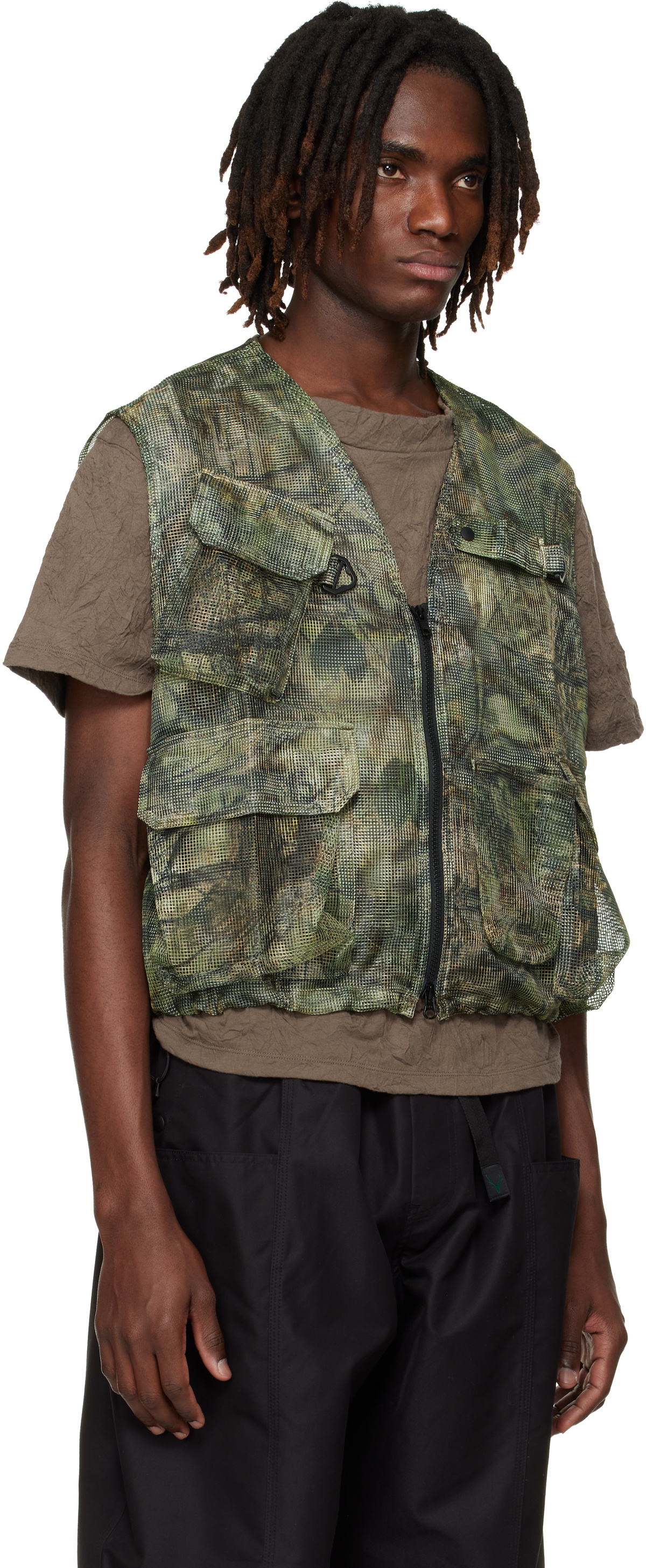 South2 West8 Khaki Bush Trek Vest South2 West8