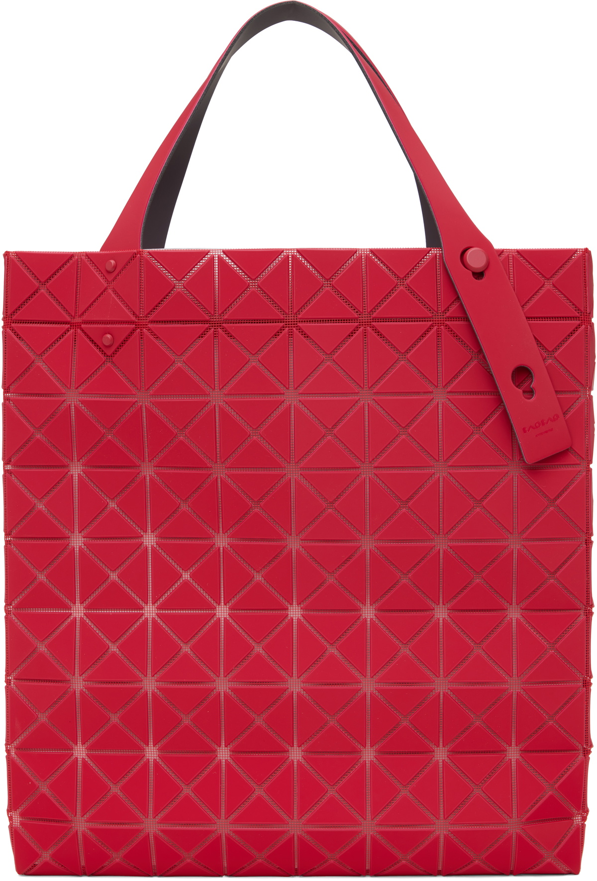 BAO BAO ISSEY MIYAKE Red Prism Plus Tote Bao Bao Issey Miyake
