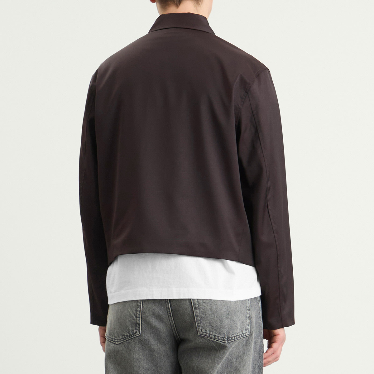 Our Legacy Men's Weave Mini Jacket in Crushed Grape Our Legacy