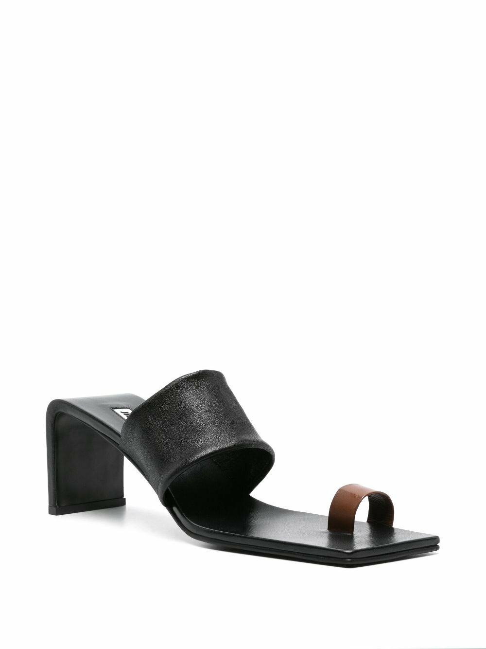 Jil Sander Black 75 Leather Mules Jil Sander