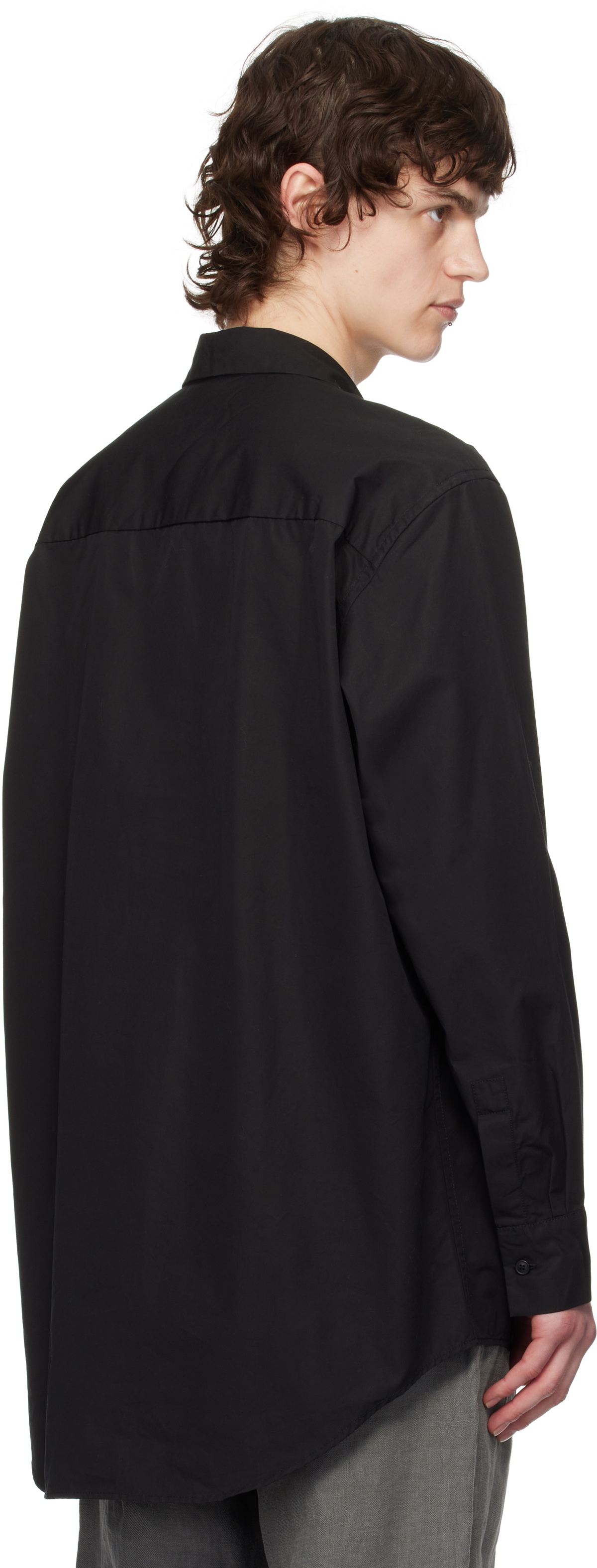 CASEY CASEY Black Fabiano Shirt CASEY CASEY