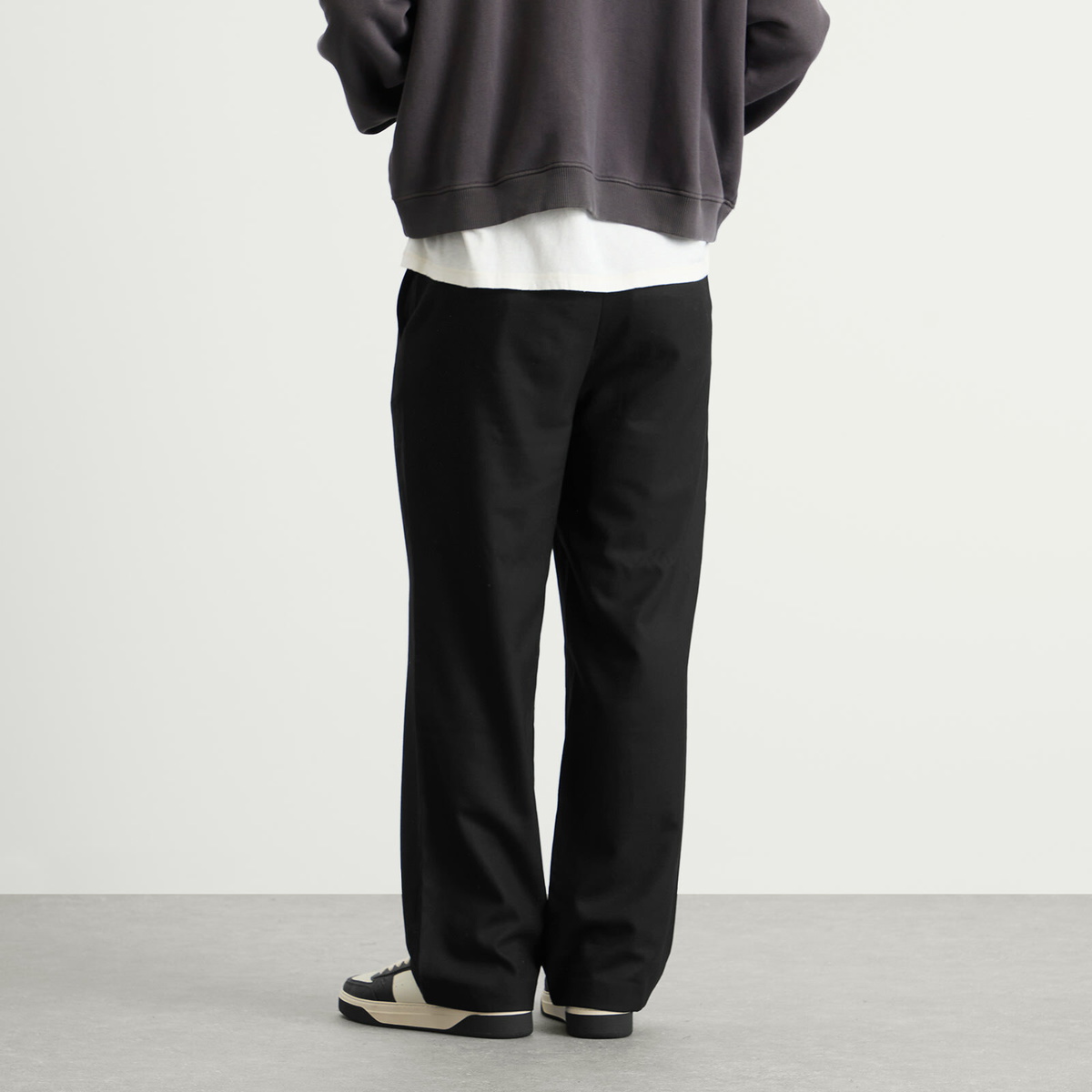 Represent Men's Wool Pant in Jet Black Represent