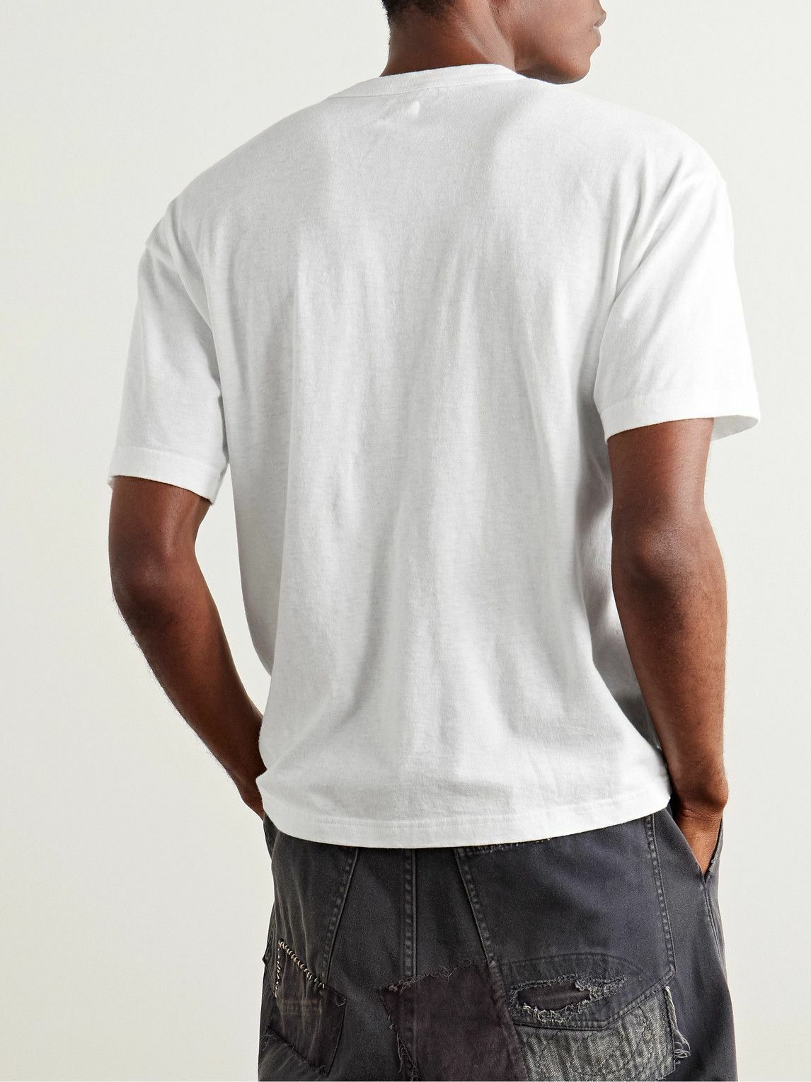 Visvim - Sublig Jumbo Three-Pack Cotton-Jersey T-Shirts - White Visvim