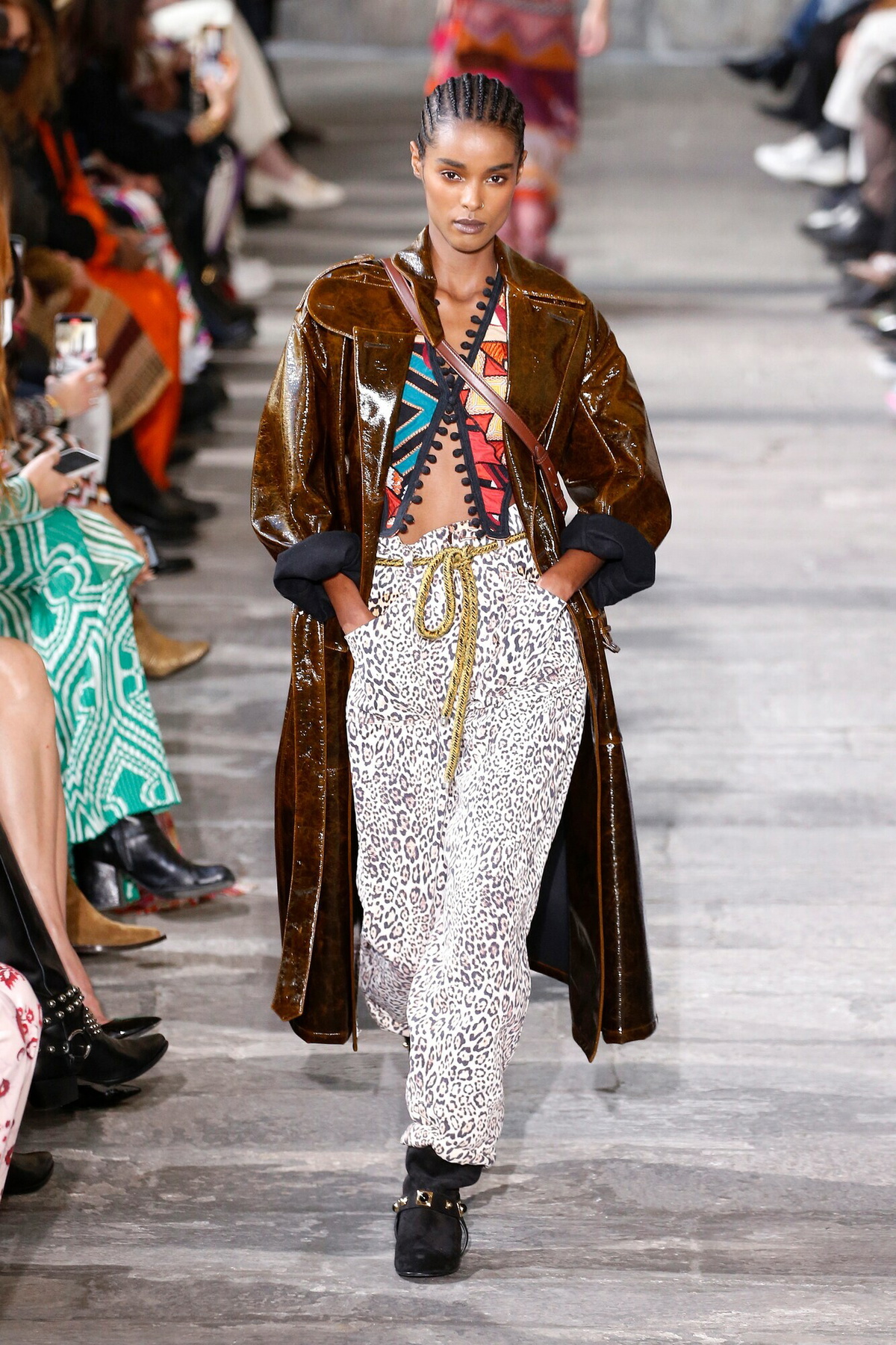 Etro - Leopard-print high-rise tapered jeans Etro