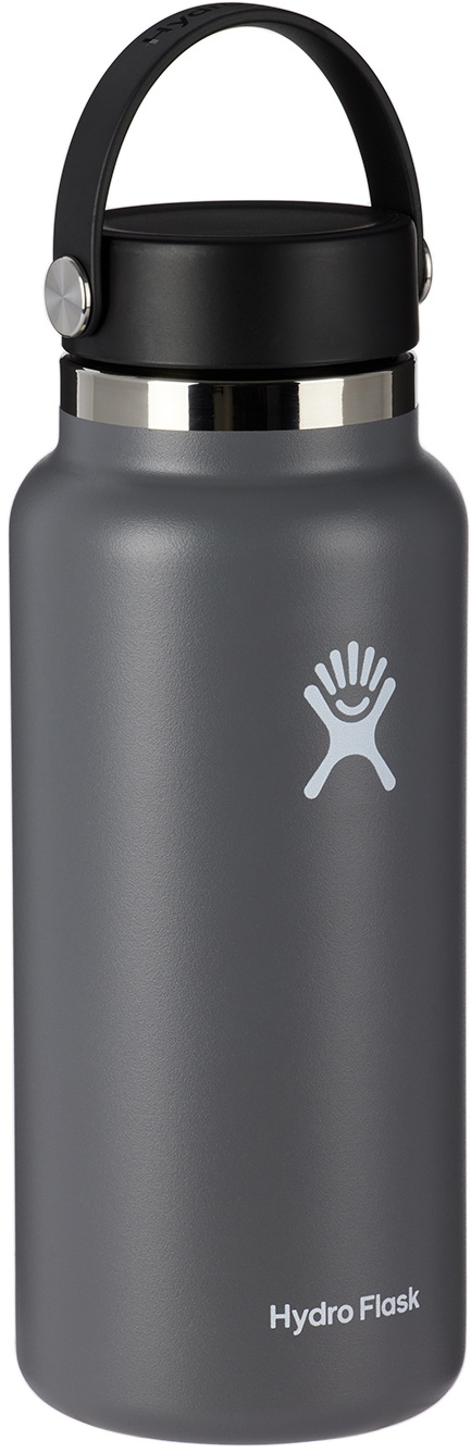 Hydro Flask Gray Wide Mouth Bottle, 32 oz Hydro Flask